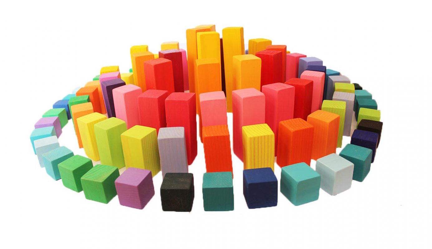Large Stepped Pyramid Blocks - Endowtoys