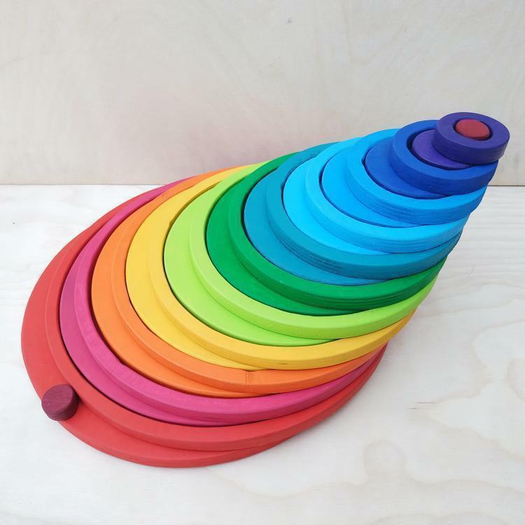 Rainbow Concentric Circles And Rings – Endowtoys
