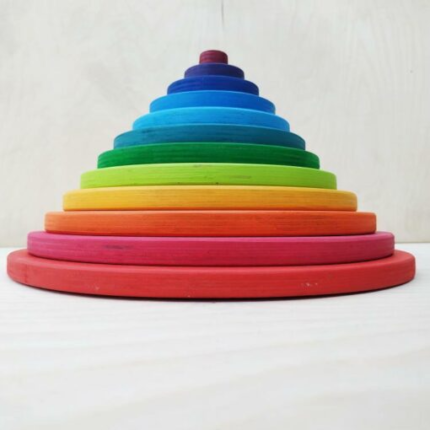 Rainbow Concentric Circles And Rings - Endowtoys