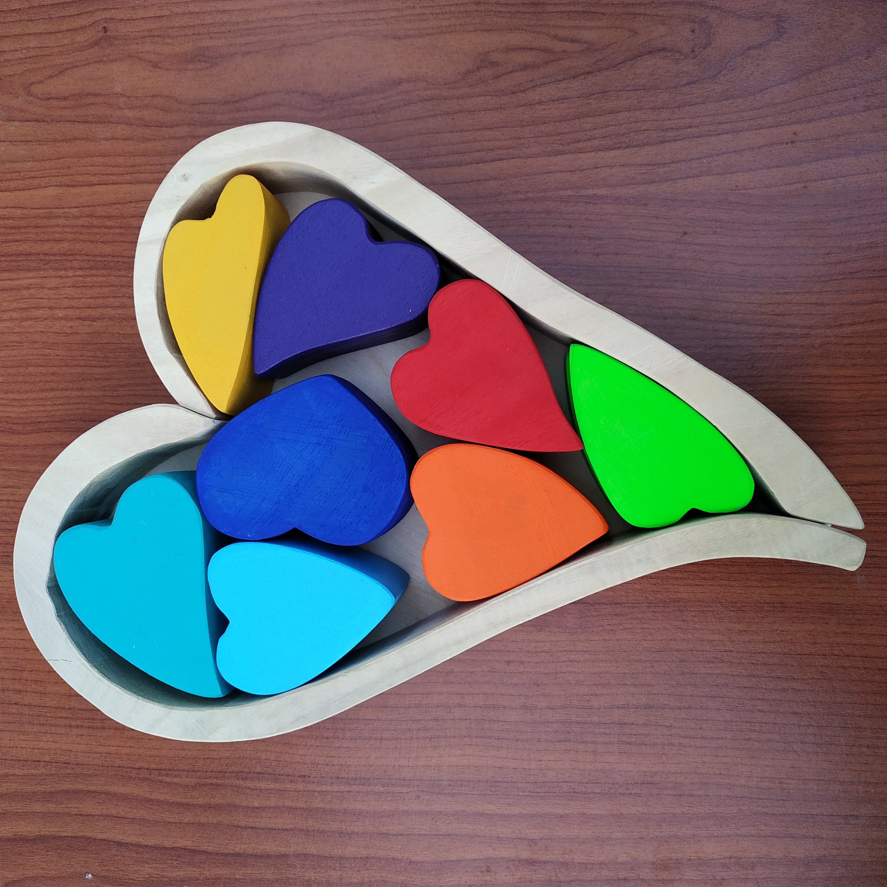 Rainbow Heart Blocks – Endowtoys