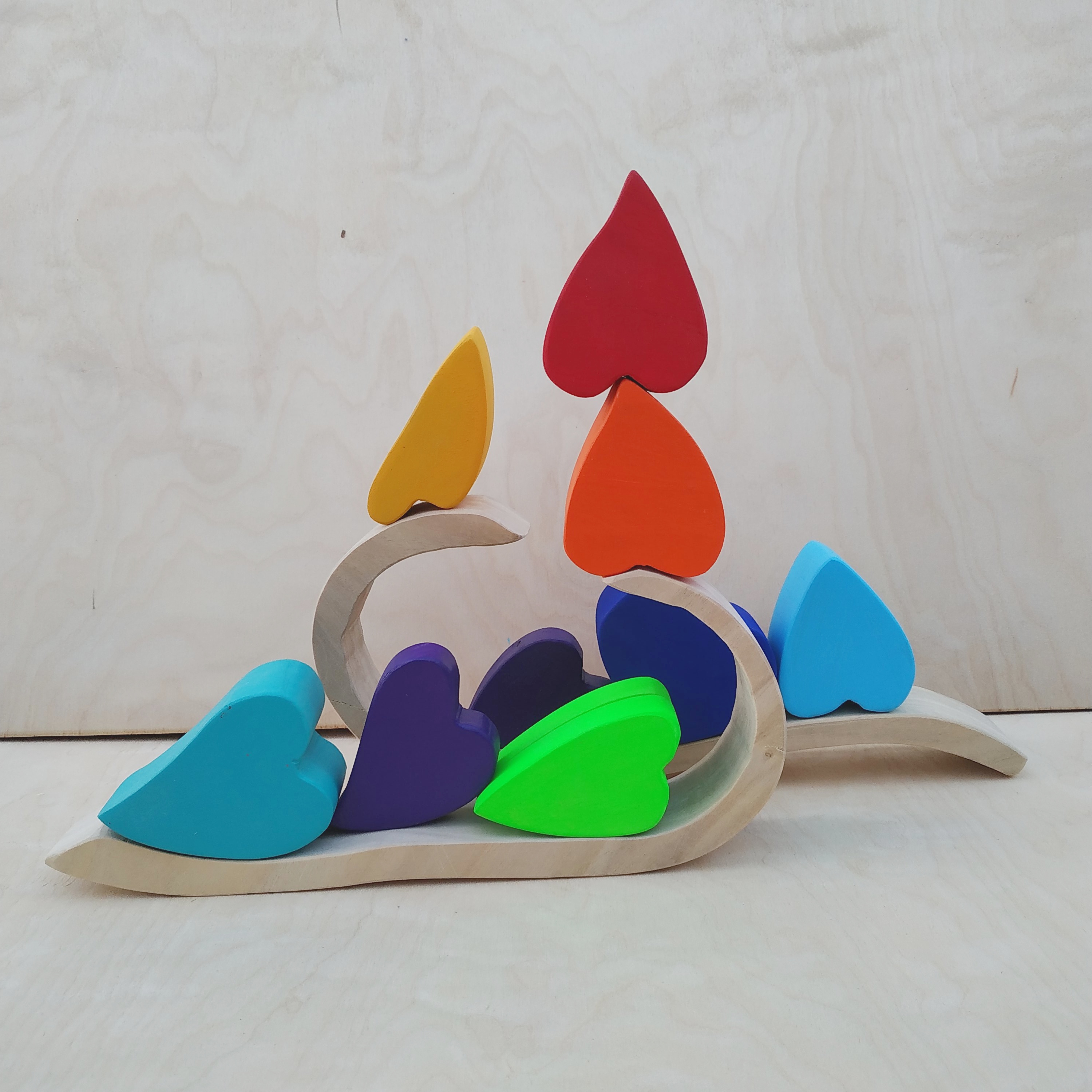 Rainbow Heart Blocks – Endowtoys