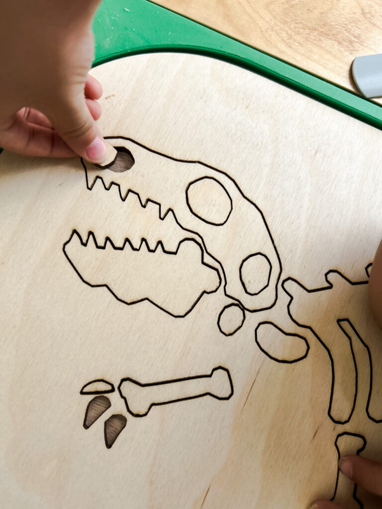 Dinosaur Skeleton Insert For Big Ikea Trofast Bin – Endowtoys